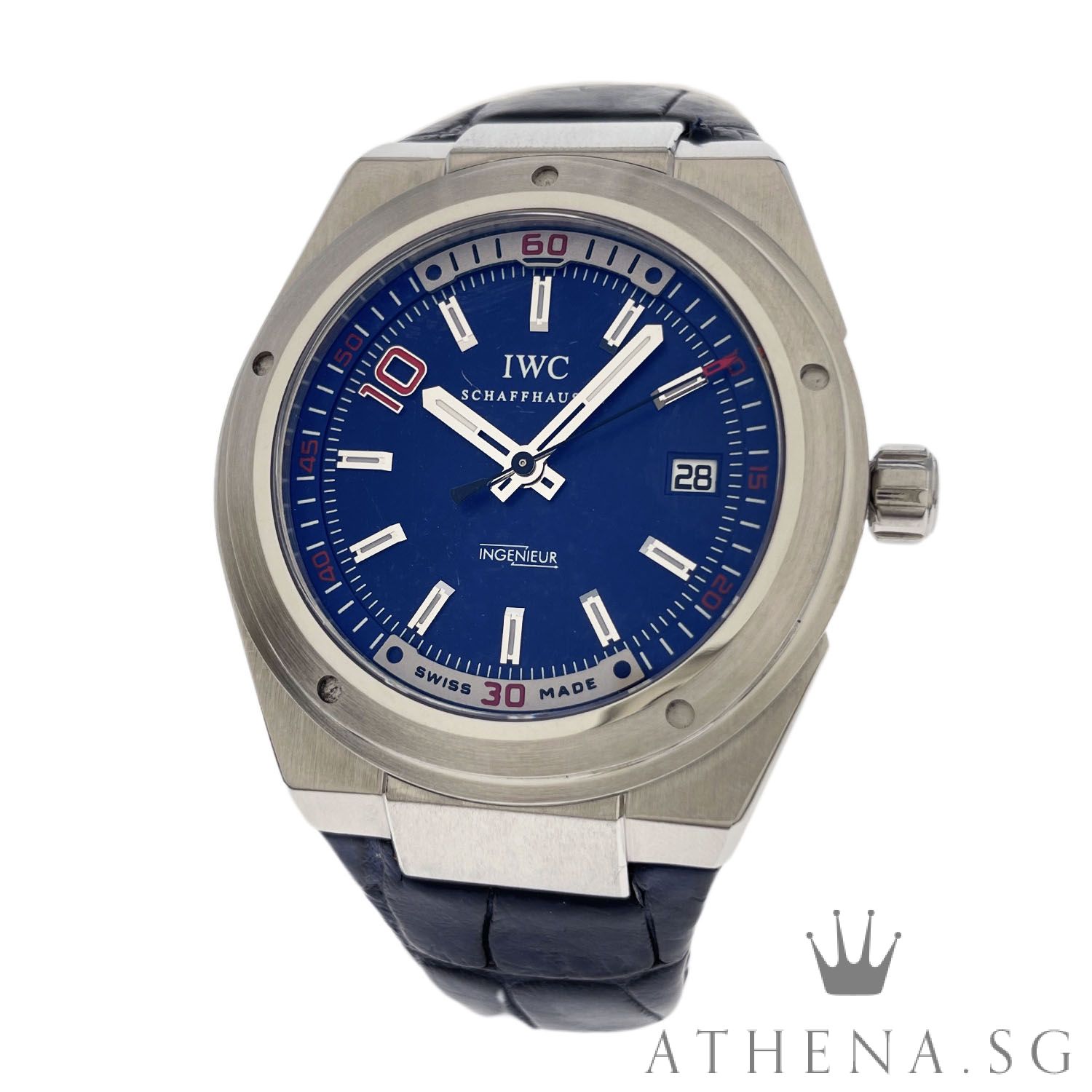 IWC INGENIEUR LIMITED EDITION ZINEDINE ZIDANE MENS WATCH IW323403 WITH ...