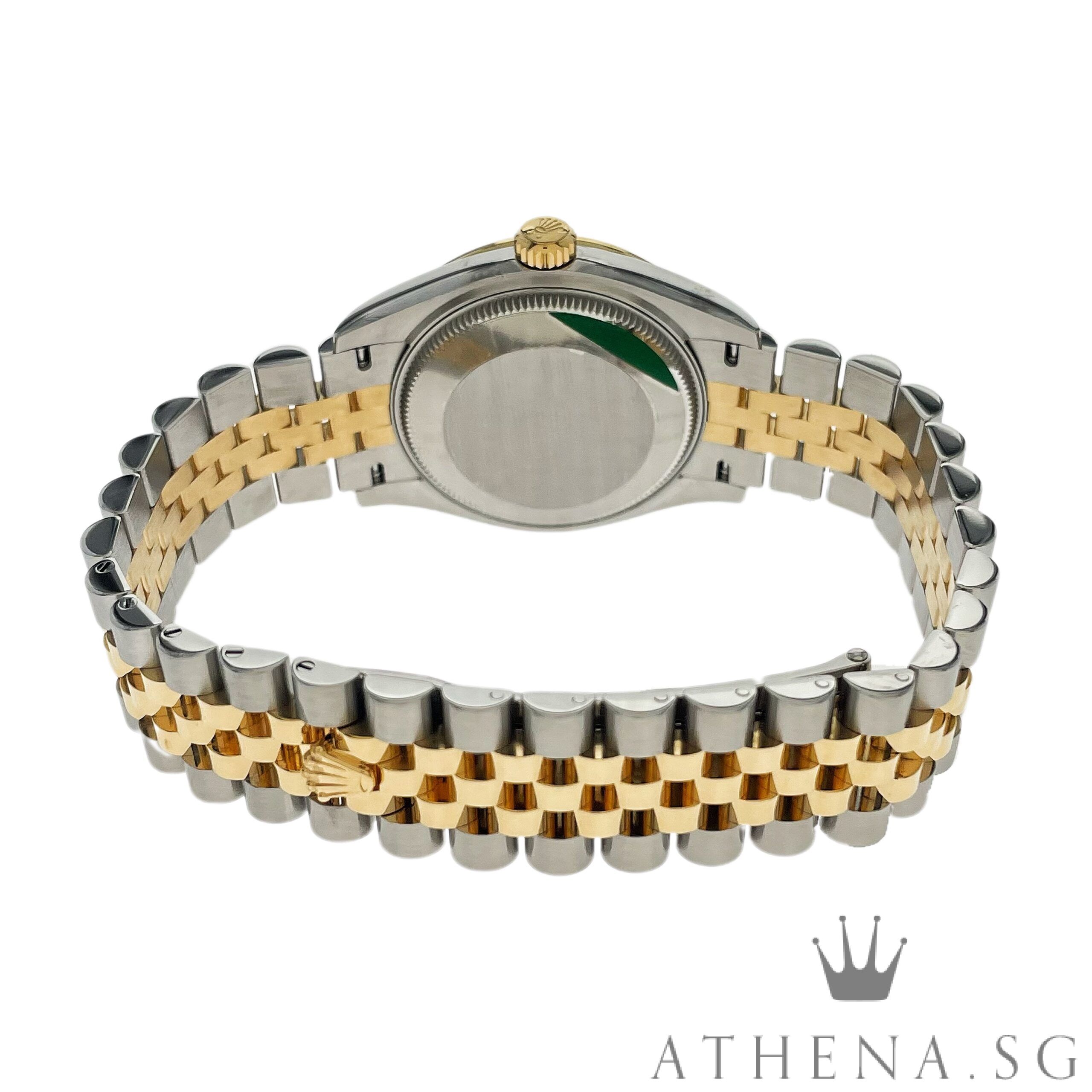 UNWORN!! ROLEX YELLOW ROLESOR MID-SIZE 31MM OYSTER PERPETUAL DATEJUST ...